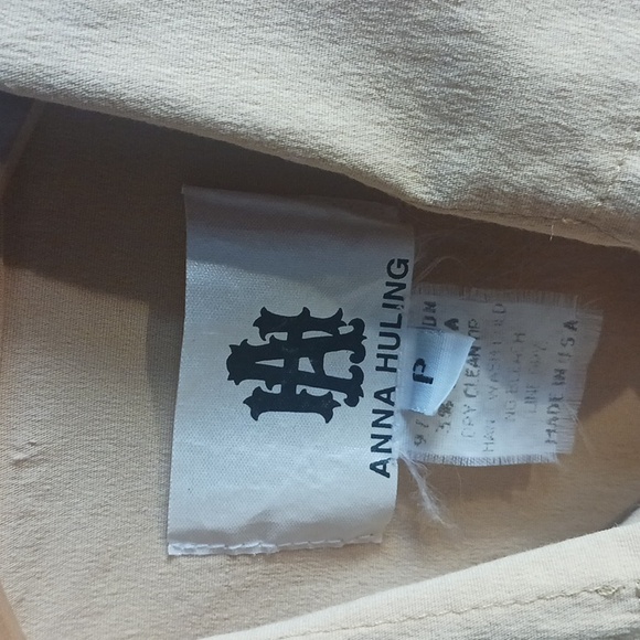 Anna Huling Collection | Tops | Anna Huling Butterscotch Cotton Safari ...